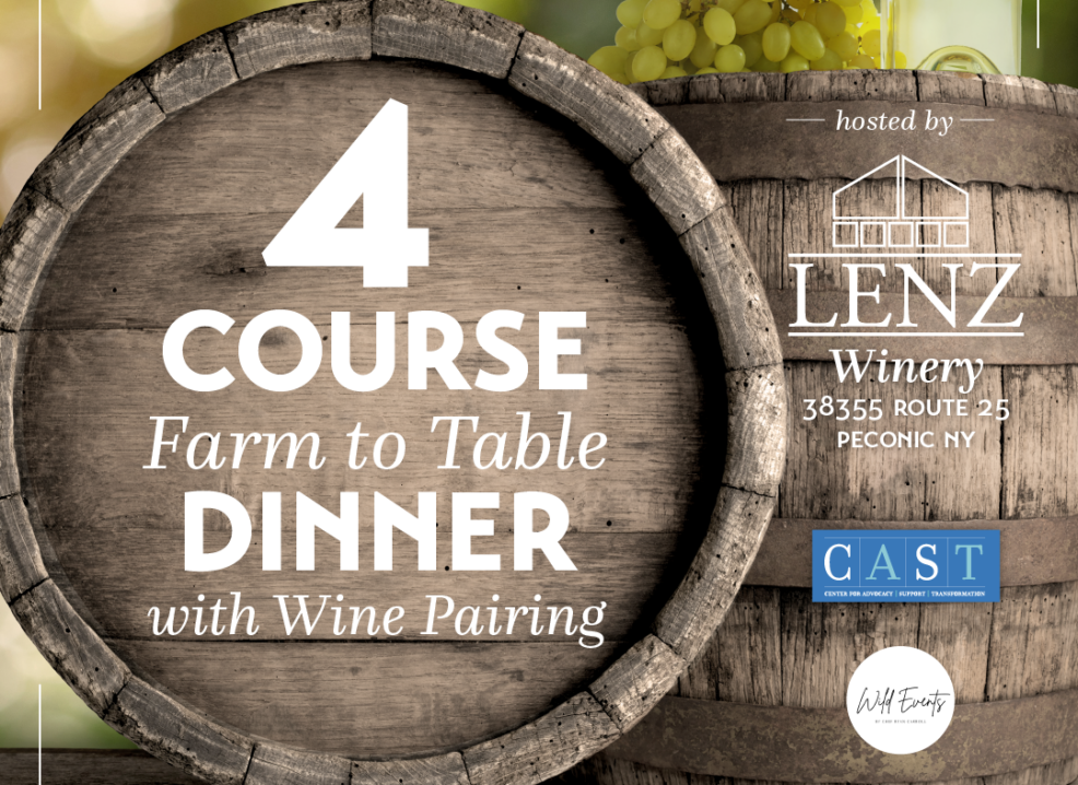 CAST Pop-Up Dinner at The Lenz Winery – Long Island Wine Country